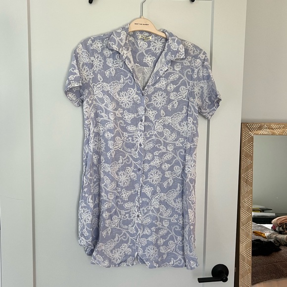 Rag Poets | Dresses | Rag Poet Floral Button Down Dress | Poshmark